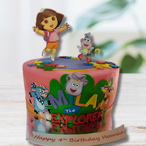 Dora the Explorer Cake – Ginger Brown
