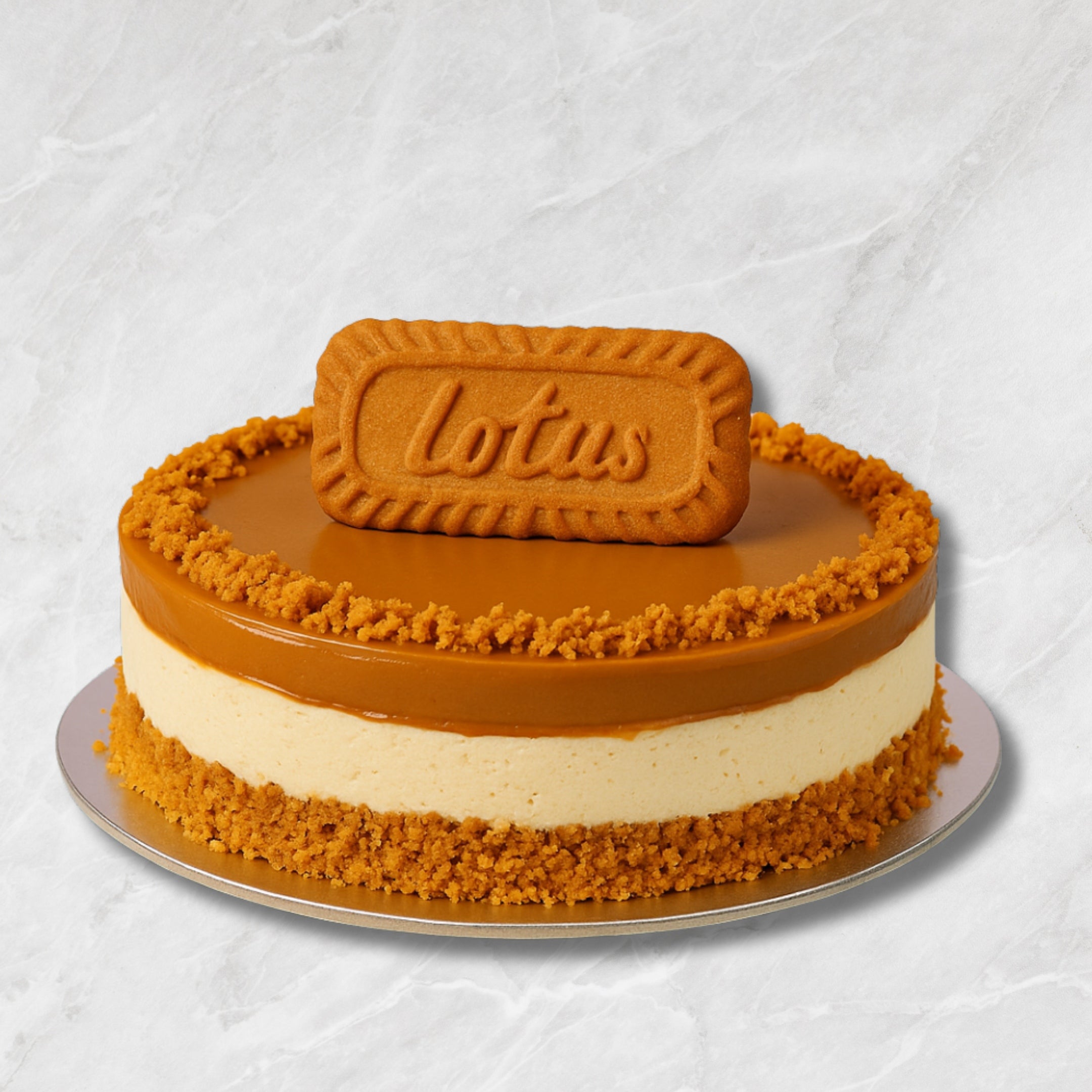 Lotus Biscoff Cheesecake – Ginger Brown