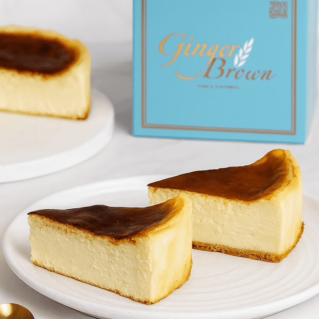 Burnt Basque Cheesecake [2 Pcs] – Ginger Brown